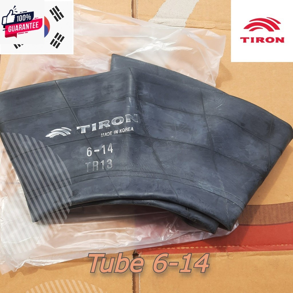 TIRON ยางในรถไถขอ 14 นิ้ว 6-14 คุณภาพสูงจากเกาหลี สำหรัรถไถ รถแทรกเตอร์ ...