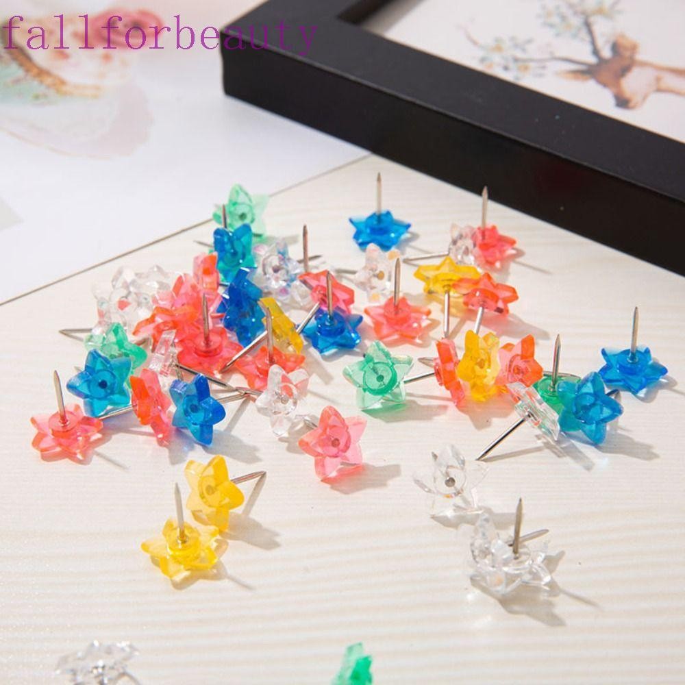 Fallforbeauty Pentagram Tacks Push Pins ไฟล์นักเรียน Binding Supplies ...
