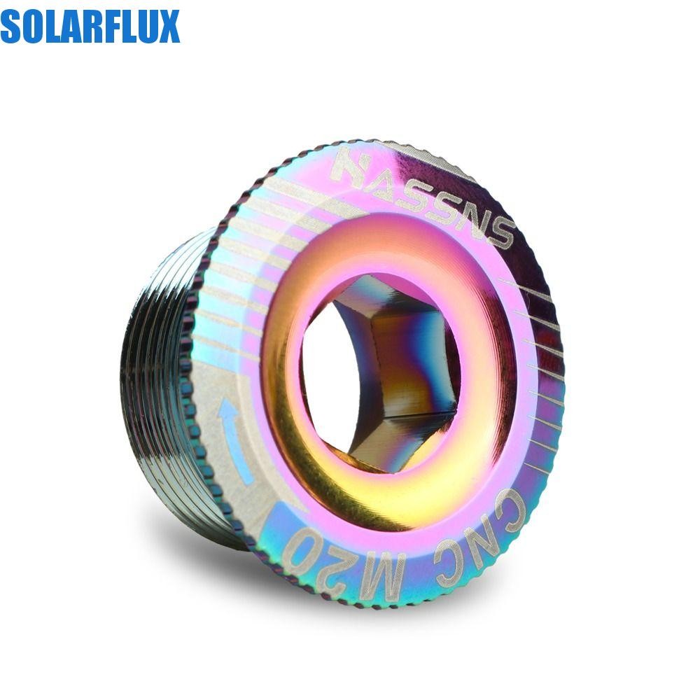 Solarflux จักรยาน Crankset Nut Crankset Nut MTB M15/M18/M19/M20 สีสัน ...