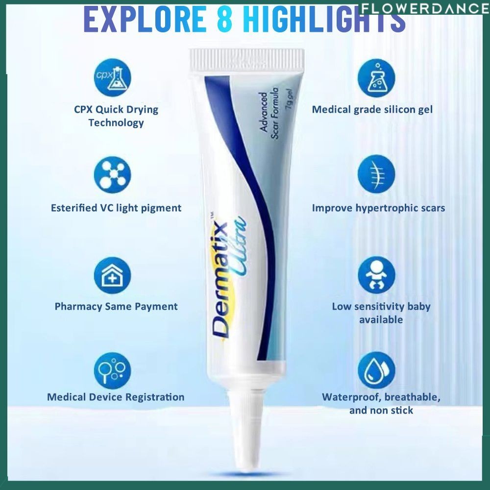 Dermatix Scar Gel Cream ครีมกำจัดรอยแผลเป็น Black Seal ลบรอยแผลเป็นเก่า ...