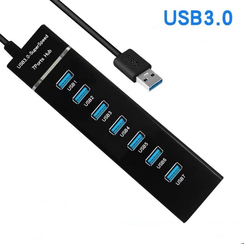 USB HUB 7port 3.0 สายยาว 30cm | Shopee Thailand