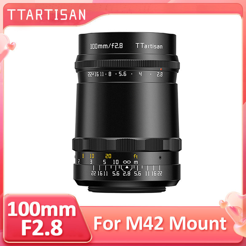 Ttartisan 100 มม.F2.8 เลนส์กล้อง Full Frame Manual Soap Bubble Boken เลนส์สําหรับ Leica M3 M6 M7 ...