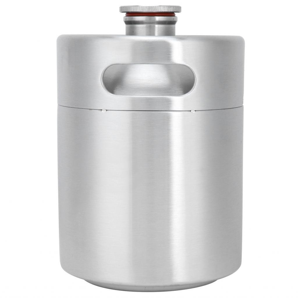 Portable Beer Keg 2L Mini Stainless Steel Barrel Growler For | Shopee ...