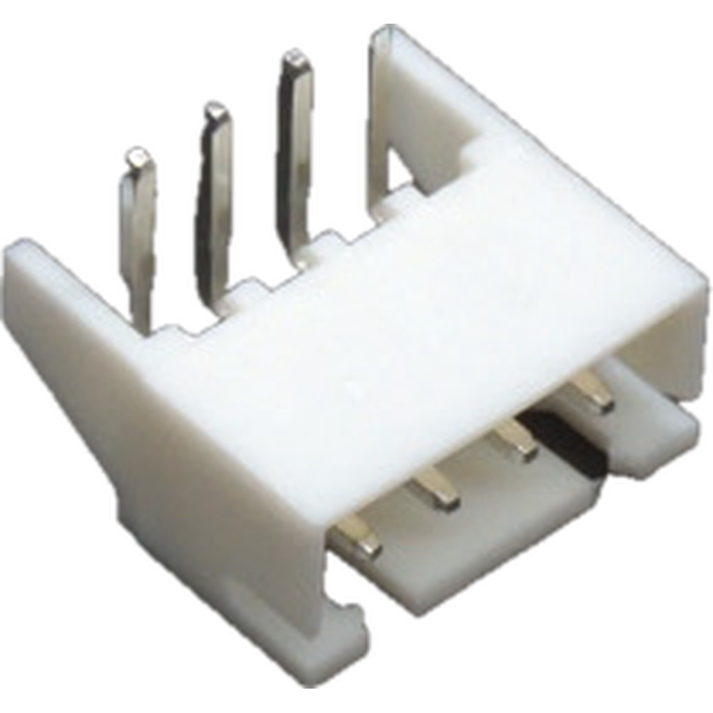 100104ST/RH : WAFER Connector 4 Pins, Pitch 2.50mm, Right Angle, Single ...