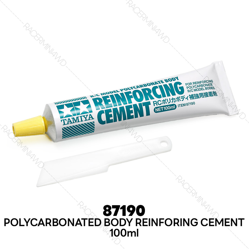 TAMIYA 87190 Polycarbonate Body Reinforcing Cement (100ml) กาวติดบอดี้รถบังคับทามิย่าแท้ ...