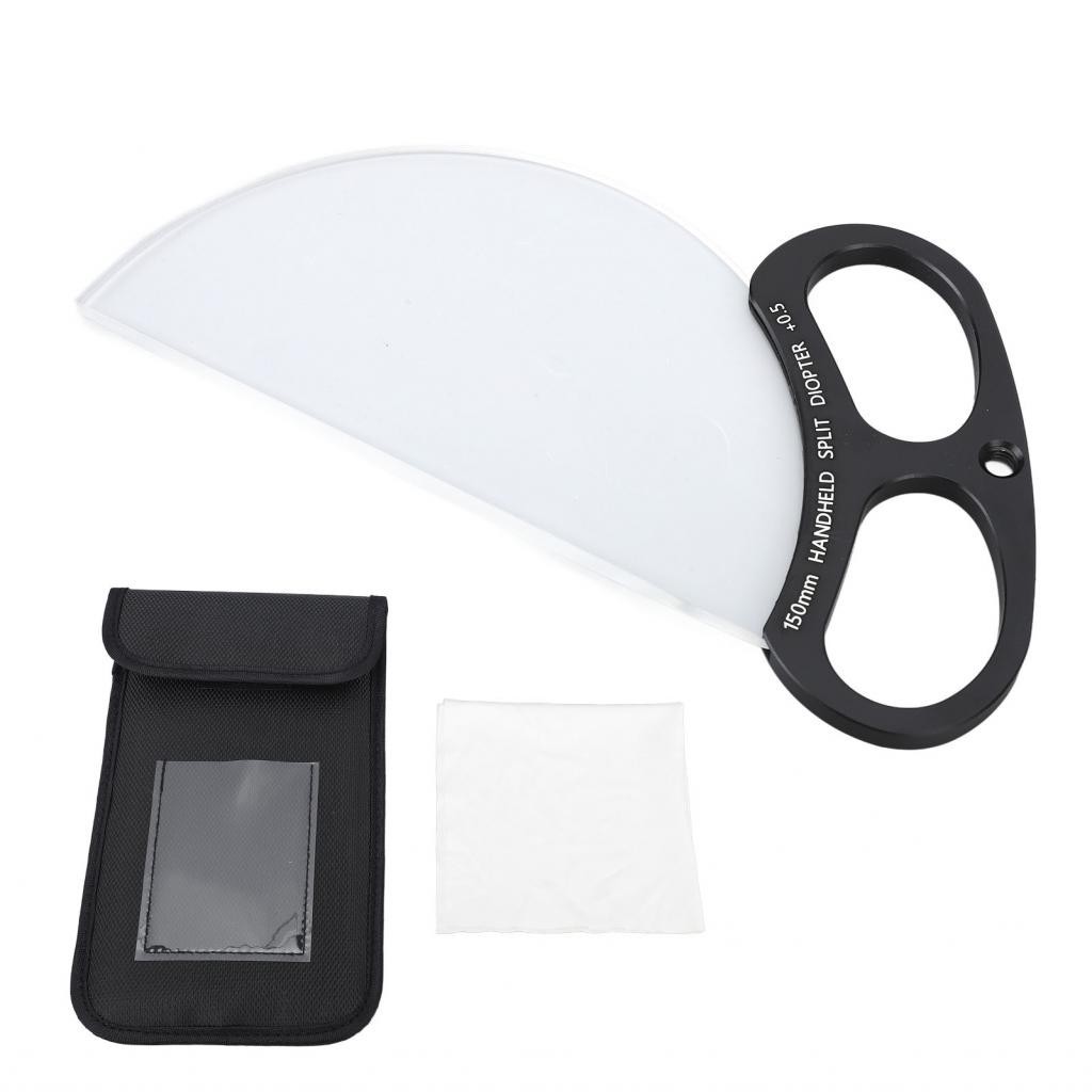 150mm Handheld 1/2 Split Diopter Filter Lens Special Effects Film Pri ...
