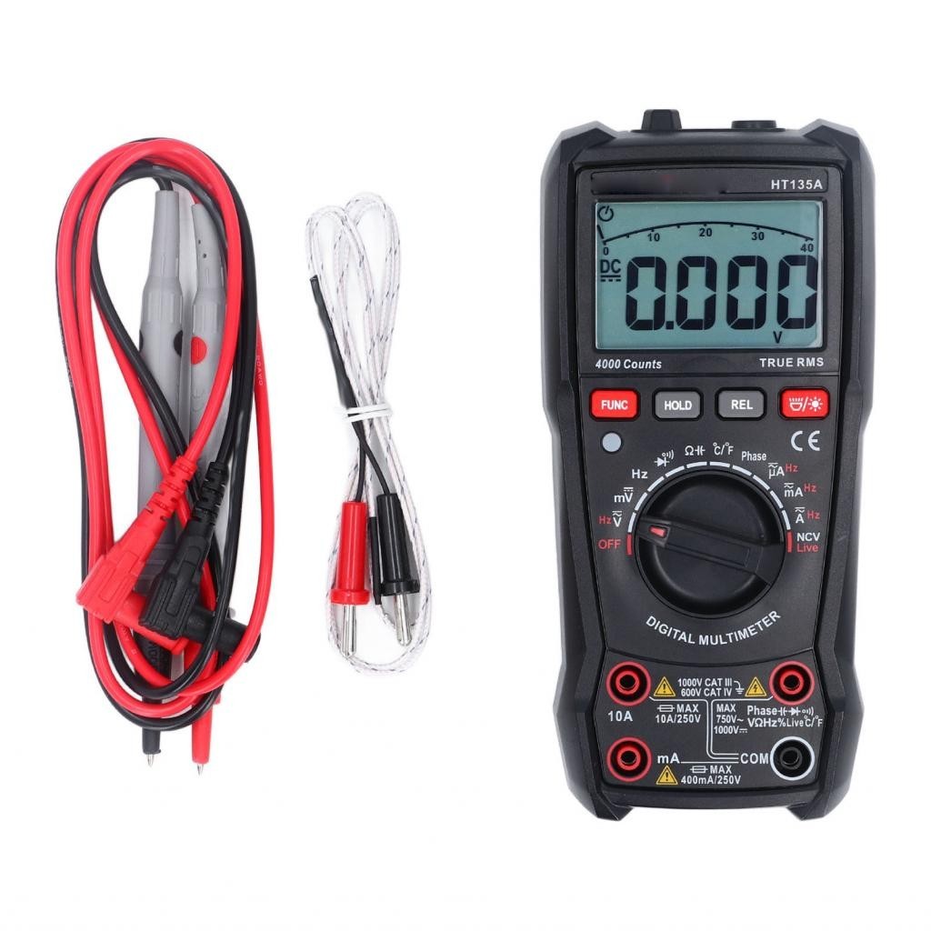 Ohm Volt Amp Meter Multifunctional Flashlight Function Multi Tester ...