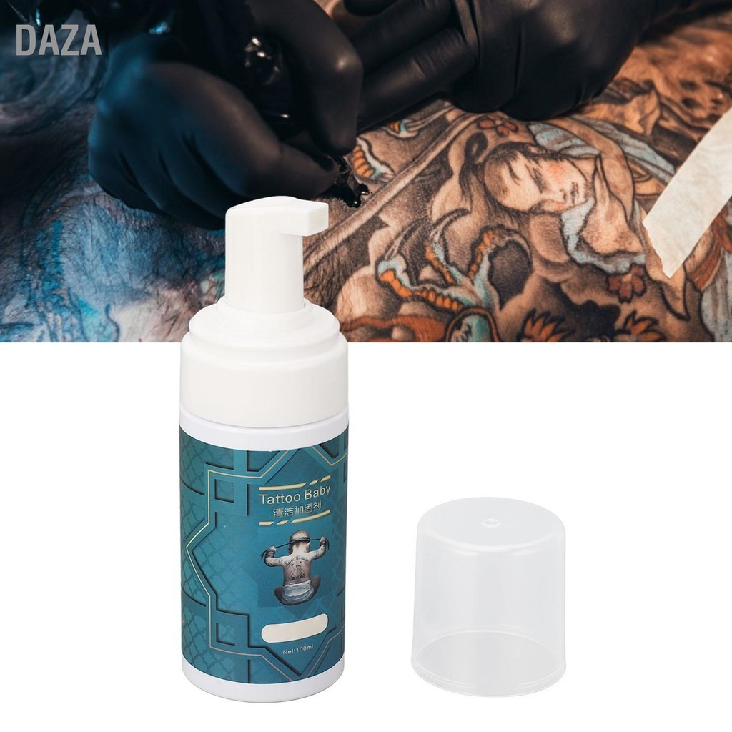 DAZA 2 ชิ้น Tattoo สบู่ทำความสะอาด Moisturizing Soothing Mild สบู่ ...