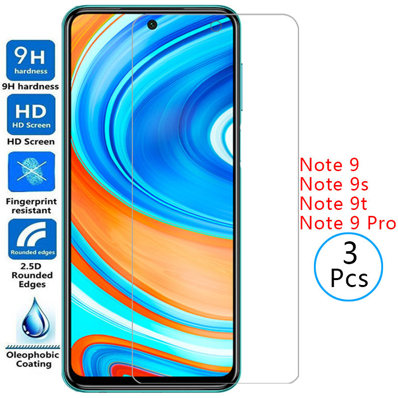 ฟิล์มกระจกนิรภัยกันรอยหน้าจอ สําหรับ xiaomi redmi note 9 pro max 9s 9t note9 not 9 s t s9 t9 ...