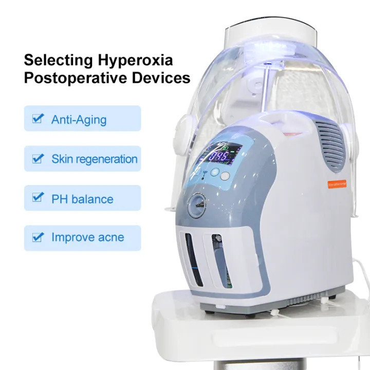 3 In 1 Super Maquinas Facial Oxygenated Machine H2o2 Hyperbaric ...