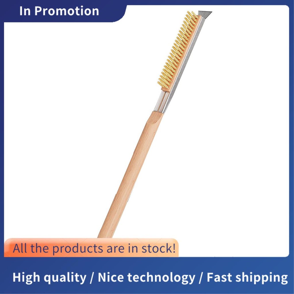 แปรงเตาอบและหินพิซซ่า 1 ชิ้นพร้อมที่ขูด 21In - Clean Stone Beeth Every ...