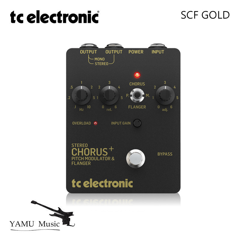 Tc Electronic SCF GOLD Reissue SCF Stereo Chorus Flanger Pedal พร้อม ...