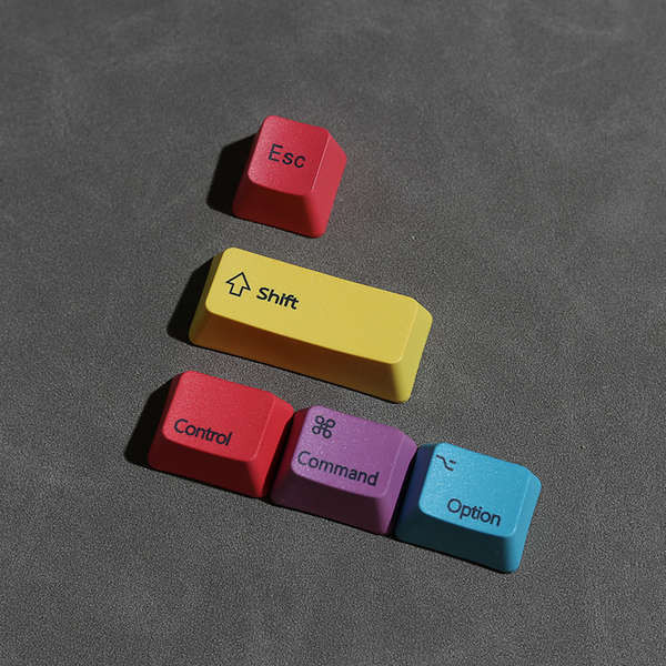 คีย์แคป keycap ใส Mac Key Replacement Back Car Color pbt Apple Keycap ...