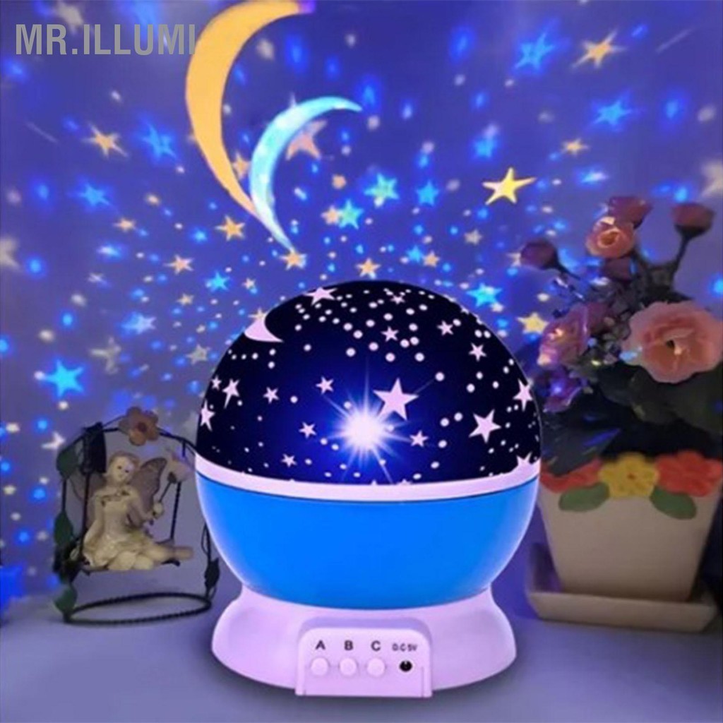MR.ILLUMI Star Projector Night Light Super Bright Nightlight โรแมนติก ...