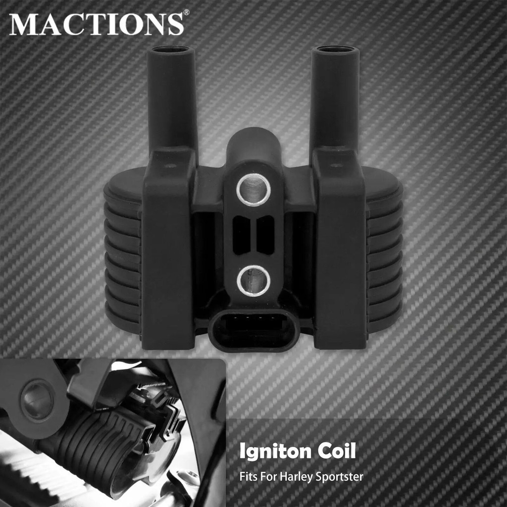 BAMotorcycle Ignition Coil Pack Black For Harley Sportster Seventy Two ...