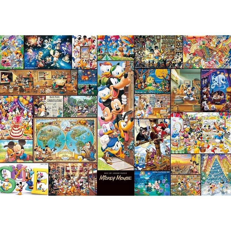 2000-piece jigsaw puzzle Jigsaw Puzzle Art Collection Mickey Mouse ...