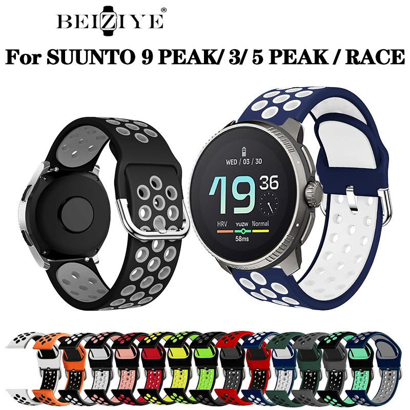 สายนาฬิกาข้อมือซิลิโคน 20 22 มม. สําหรับ 9 PEAK DLC 9 PEAK PRO 5 PEAK 3 ...
