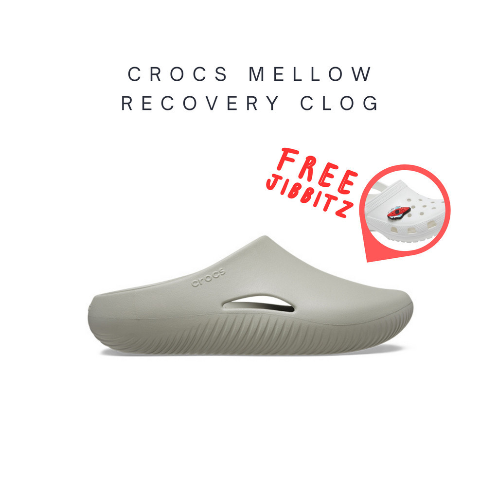 Crocs Mellow Recovery Clog Elephant 208493-1LM | Shopee Thailand