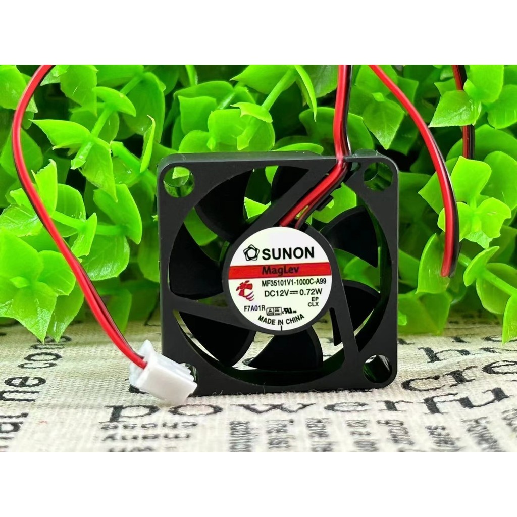 Sunon ใหม่ พัดลมระบายความร้อน เสียงเงียบ MF35101V1-1000C-A99 3510 12V 0.72W 3.5 ซม. | Shopee ...