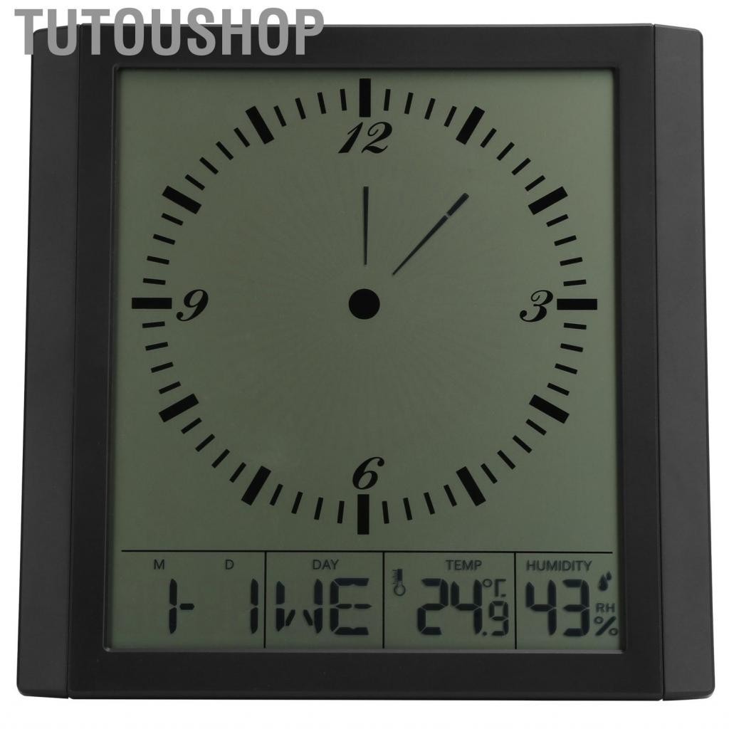Tutoushop Digital Wall Clock Multi-Function Large Screen Alarm With ...