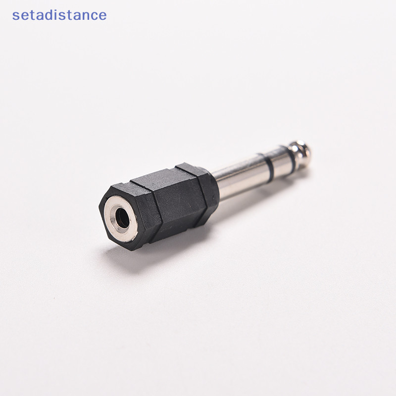 [Setad] อะแดปเตอร์ปลั๊กแจ็คเสียงสเตอริโอ 6.5 มม. 1/4 ตัวผู้ เป็น 3.5 ...