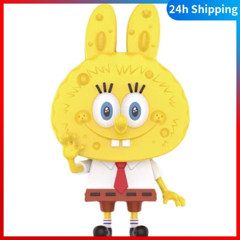 [ของแท้] Popmart LABUBU SpongeBob SquarePants Limited Big Body POPMART ...