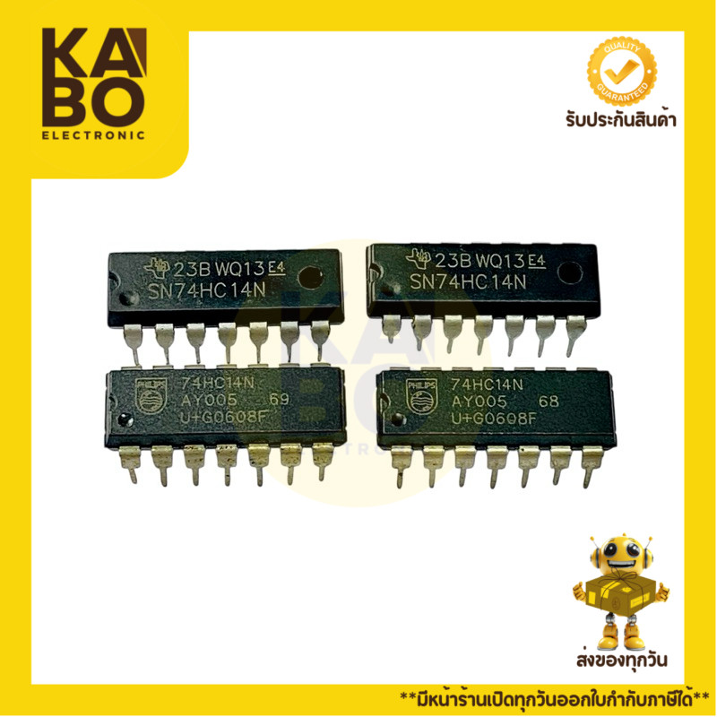 IC SN74HC14N, 74HC14N IC 14 ขา Dip ของใหม่มีของพร้อมส่งในไทย | Shopee ...