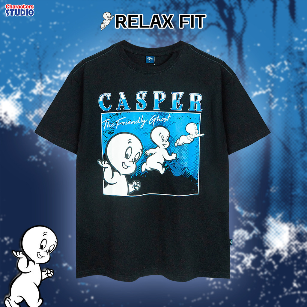 2024 【Fashion】Universal Studios Men Casper (ทรง Relax)T-Shirt - เสื้อ ...