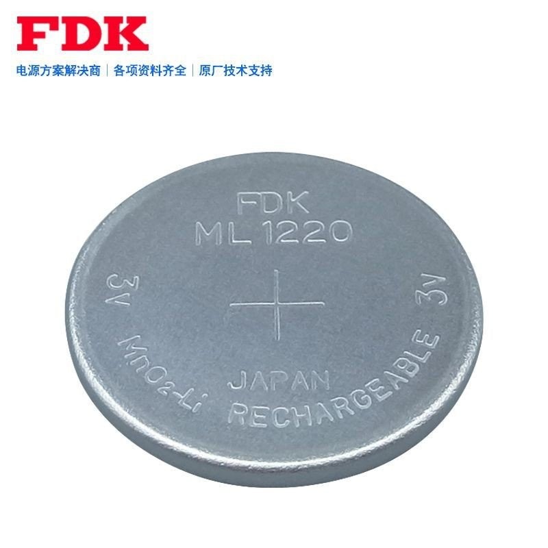 แบตเตอรี่ปุ่ม 3V แบบชาร์จได้สำหรับเมนบอร์ดแล็ปท็อป FDK ML1220 สำรอง ...