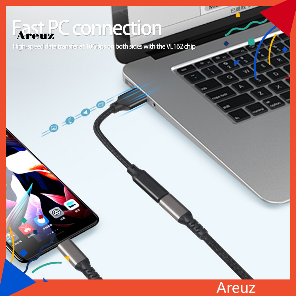 Are อะแดปเตอร์แปลง Type-C 10Gbps USB ตัวผู้ เป็น Type-C ตัวเมีย อุปกรณ์เสริมคอมพิวเตอร์ | Shopee ...