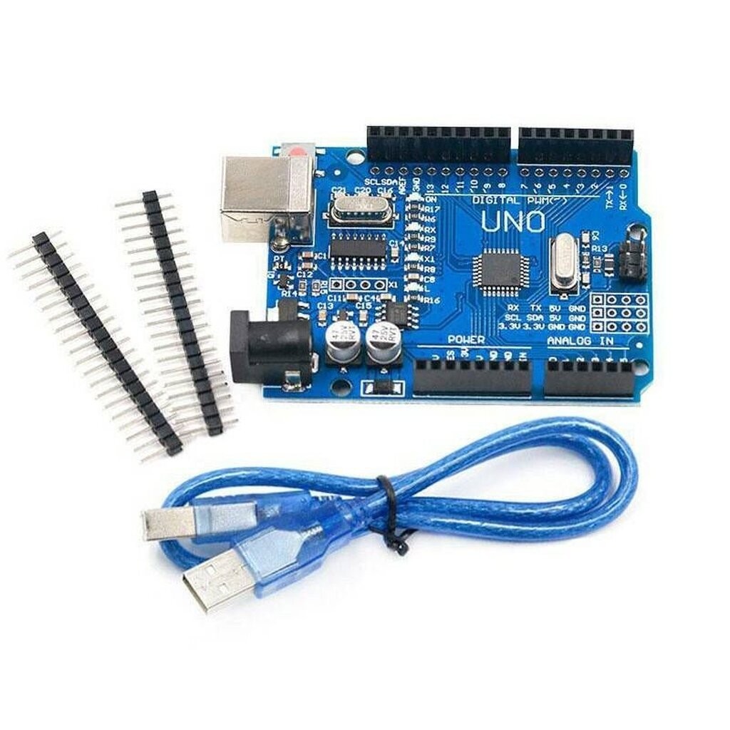 Uno R3 แบบ SMD เพิ่มพอร์ทขยาย พร้อมสาย USB Uno Arduino-Compatible ...
