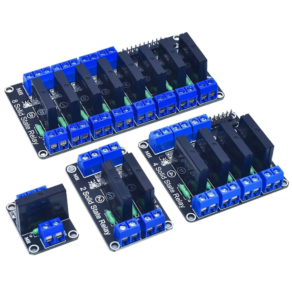 SSR 5V 1/2/4/8 Channel Solid State Relay 2A Active LOW โมดูลรีเลย์ ...