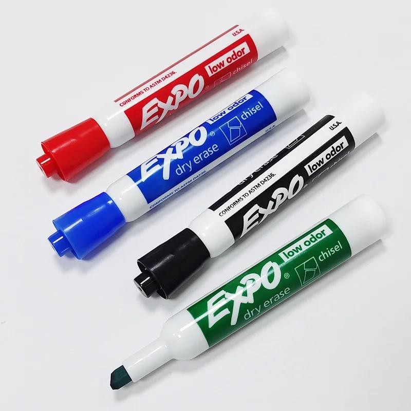 1 ชิ้น 4 สี Sharpie EXPO 820874 น้ําตาลต่ําแห้งลบเครื่องหมาย Bullet Tip ...