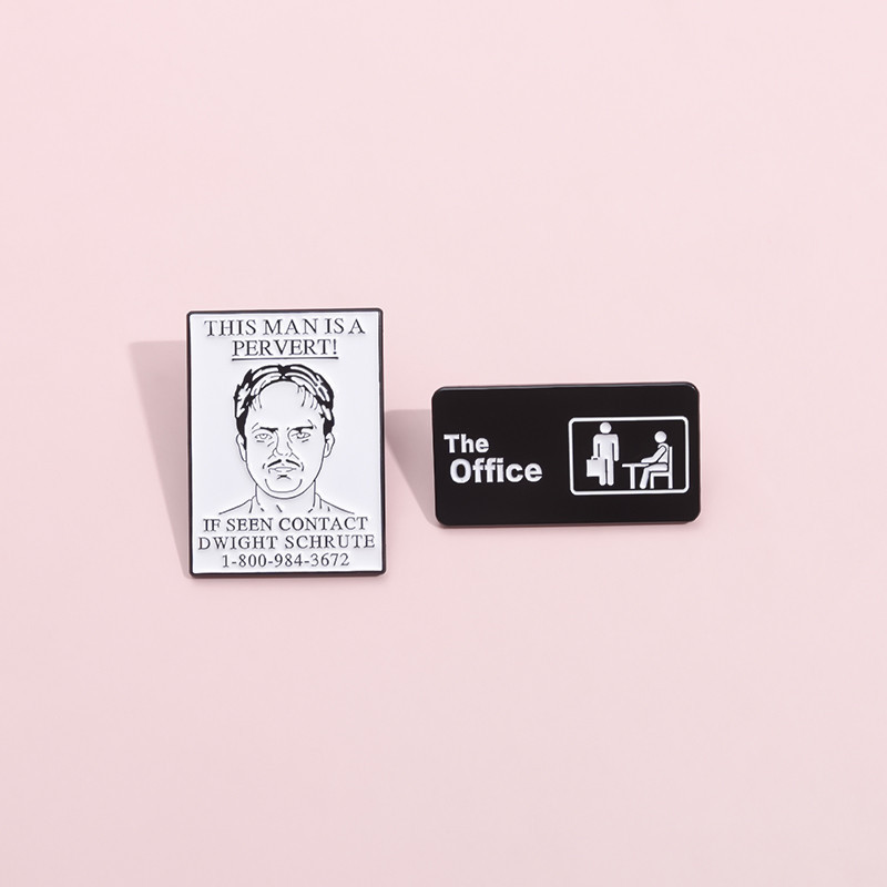เข็มกลัดโลหะ รูปการ์ตูนตลก This Man Enamel Pin เหมาะกับของขวัญสะสม ...