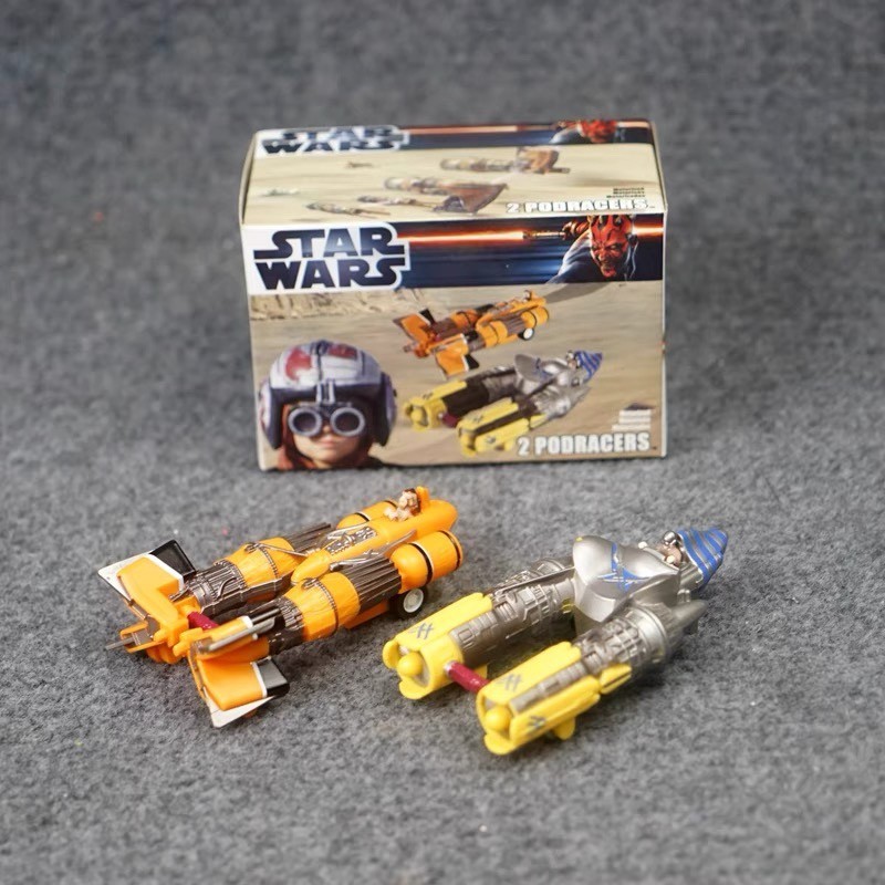 Starswars Motorized 2 Podracers Anakin Skywalker Action Figures Warship Fighter | Shopee Thailand