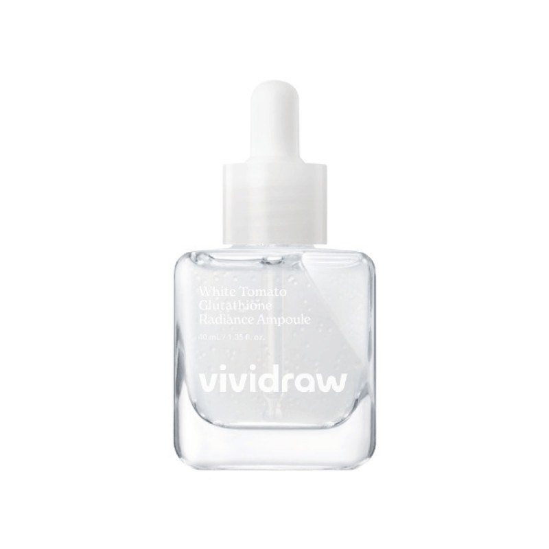 vividraw White Tomato Glutathione Radiance Ampoule 40ml | Shopee Thailand
