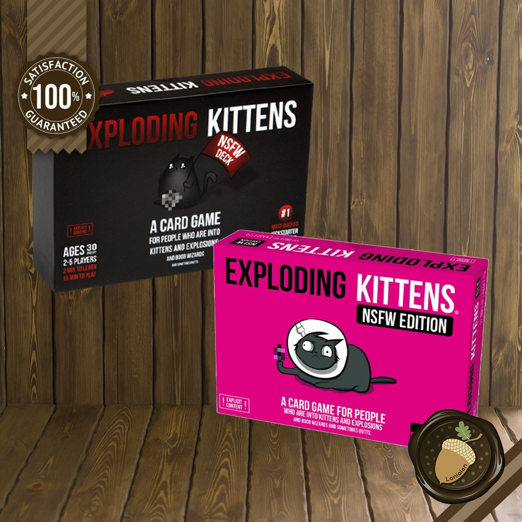 Exploding Kittens: NSFW Board Game บอร์ดเกม | Shopee Thailand