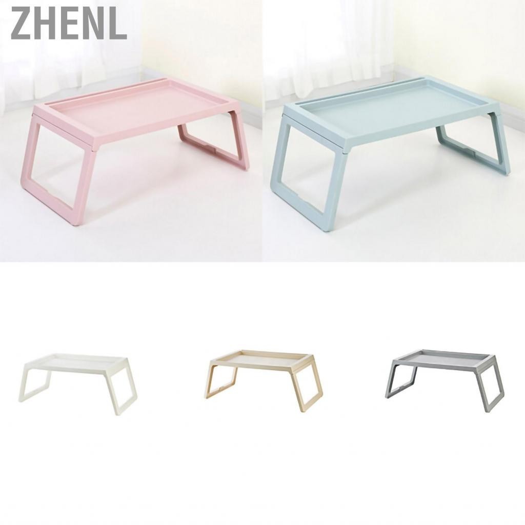 Zhenl Laptop Bed Desk PP Folding Simple Downward Grooved Design Lap ...