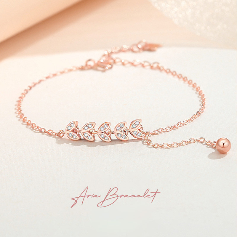 Aria Bracelet สร้อยข้อมือเงินแท้ S925 | Shopee Thailand