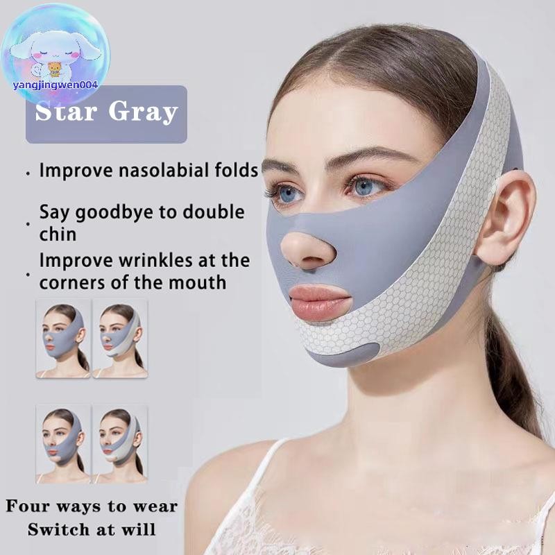 Yangwen ผู้หญิง Chin Cheek Face Slimming Bandage Lift Up เข็มขัด V Line ...
