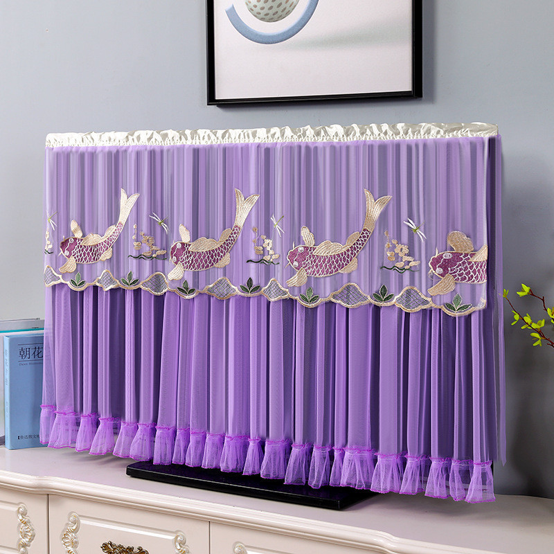 Spot# TV Dust Cover Always-on Television Cover Desktop Hanging TV Cover ...