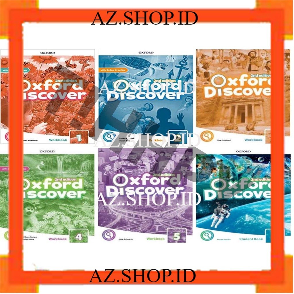 0xford Discover Book 1 2 3 4 5 6 Workbook / 2nd Edition / Black & White ...