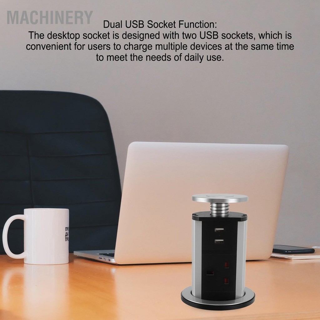Machinery Pop Up Outlet SOCKET Recessed Retractable Power Strip สถานี ...