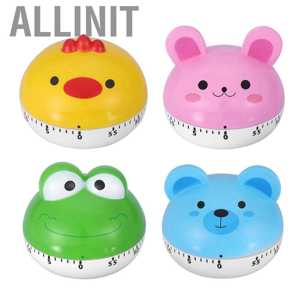 Allinit Kitchen Timer Cartoon Animal Cooking with Alarm Clock Time ...
