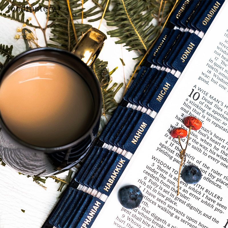 Fty ป้ายแท็บไบเบิล หนัง 80 ชิ้น รวม 66 ชิ้น สําหรับคัมภีร์ไบเบิล ...