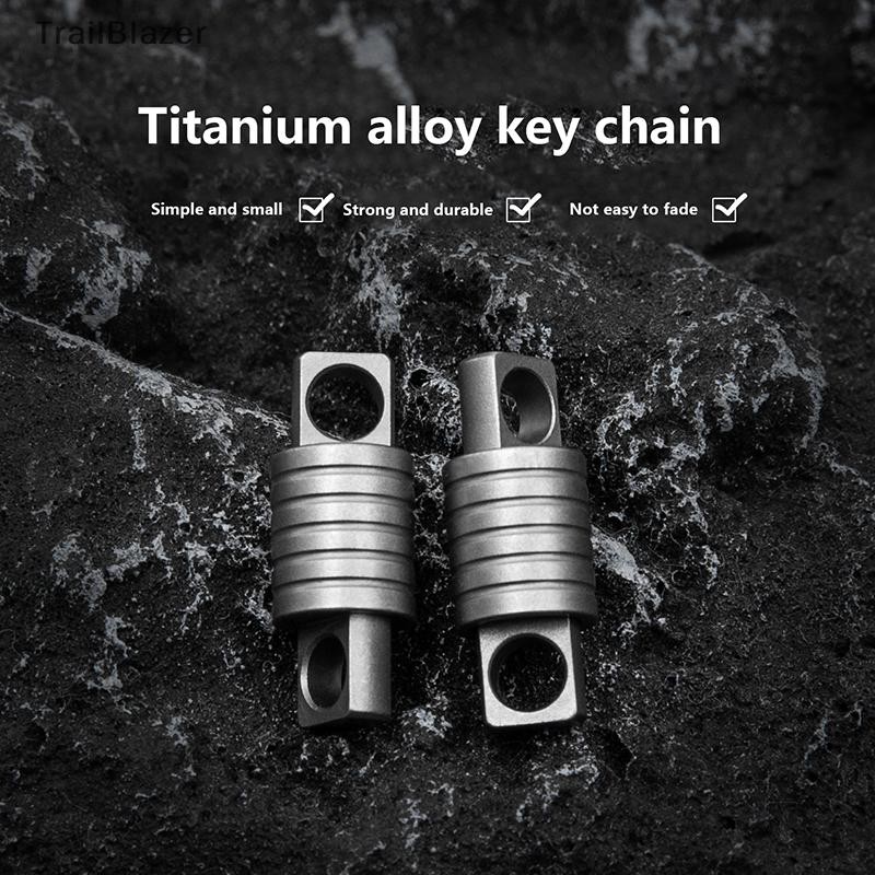 Tbth พวงกุญแจเชื่อมต่อมินิไทเทเนียมพวงกุญแจผู้ถือกุญแจหมุน Quick ...