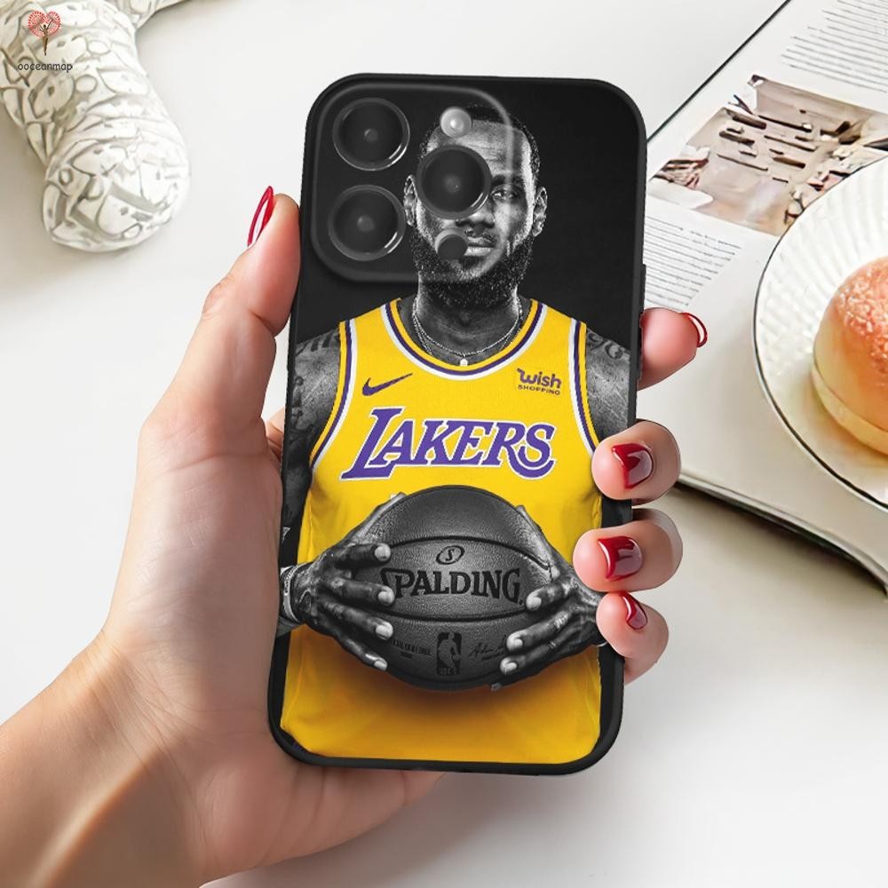 Lebron James TPU iPhone Case กันกระแทกสุดๆ ป้องกันกล้อง - iP 6/7/8/Plus ...