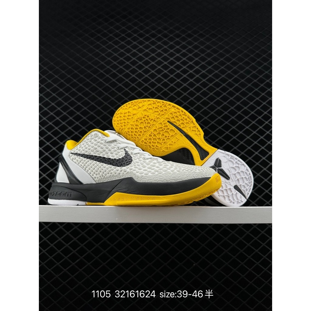 4 สี 2023New NK Zoom Kobe 6 Protro 'White Del Sol' CW2190-100 รองเท้า ...
