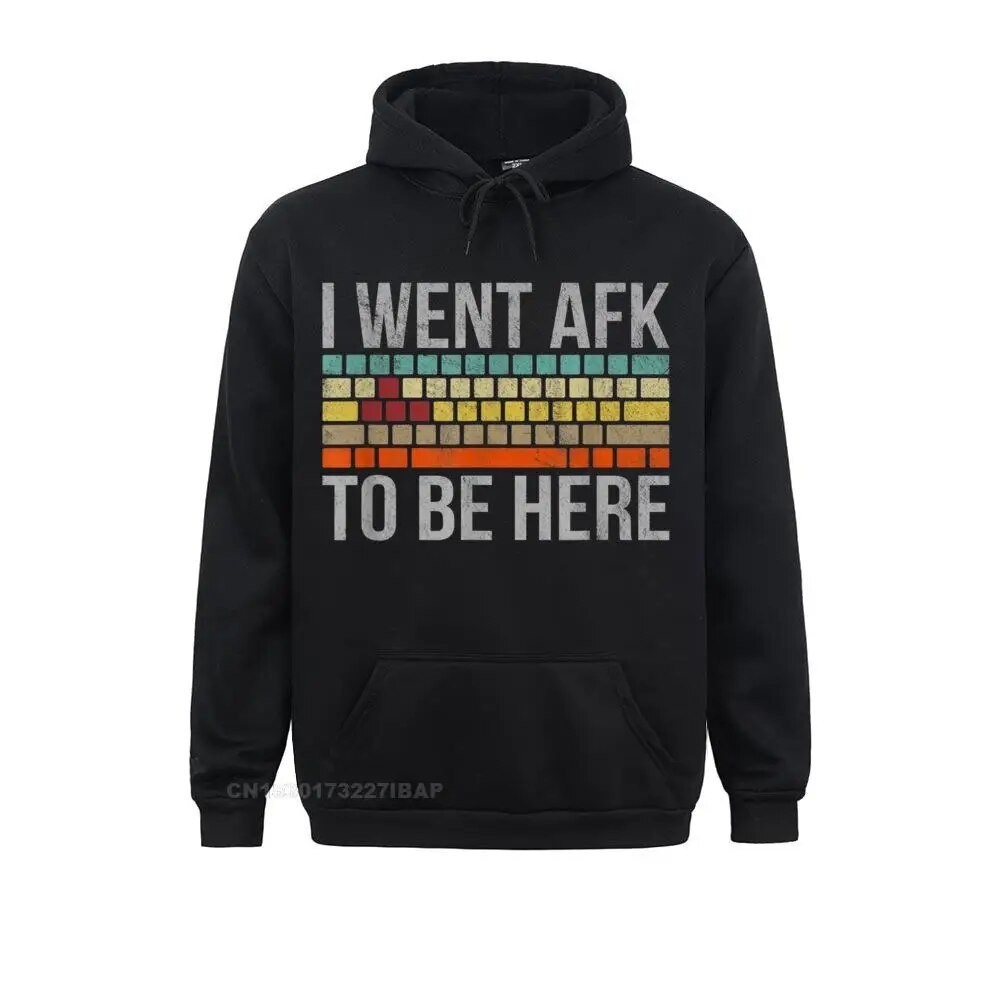 ของขวัญตลกคอมพิวเตอร ์ Gamer Afk Gone To Be Here Hoodie Slim Men ...