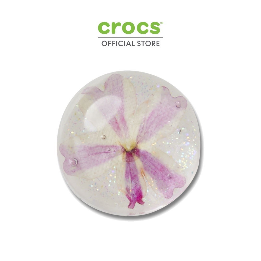 CROCS ตัวติดรองเท้า JIBBITZ ENCAPSULATED PINK DAISY รุ่น 10012982 ...
